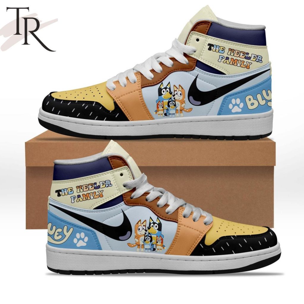Bluey Air Jordan 1, Hightop - Torunstyle