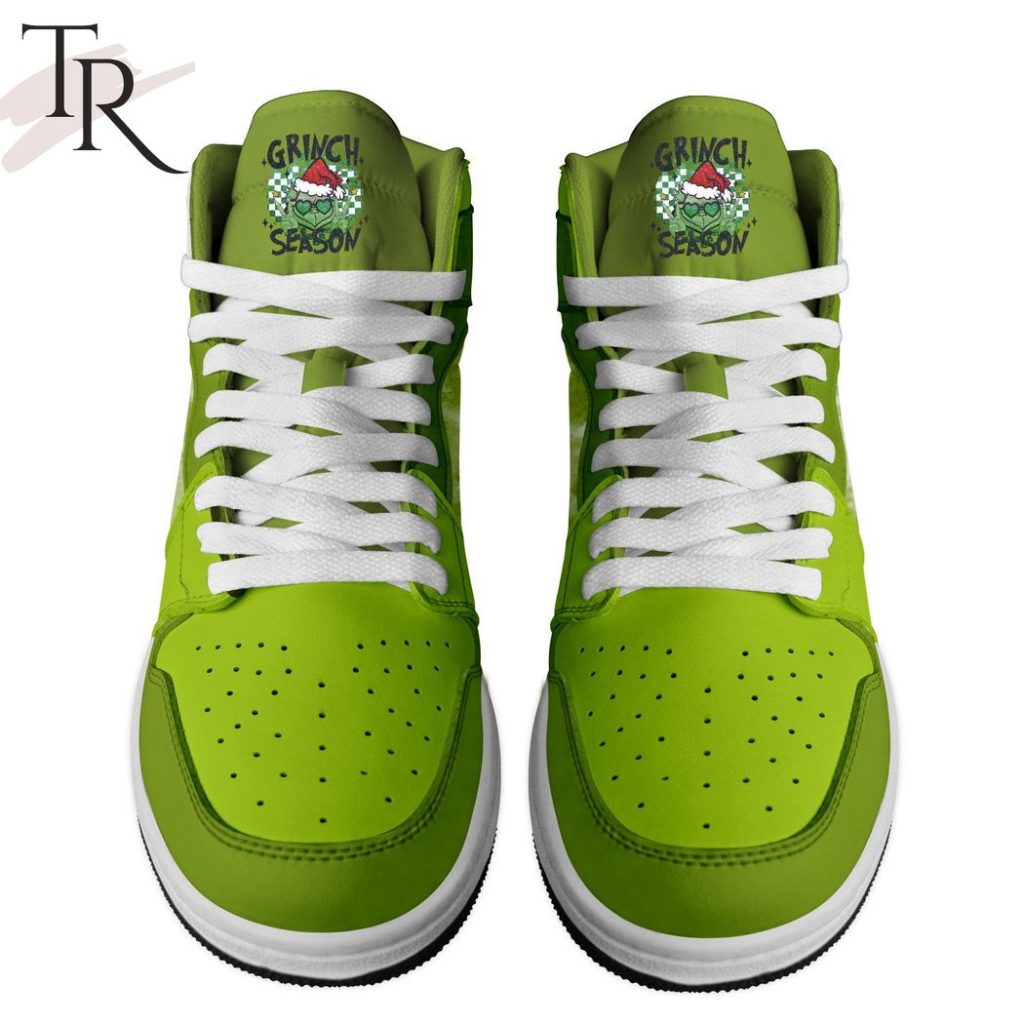 Custom Name The Grinch Air Jordan 1, Hightop - Torunstyle