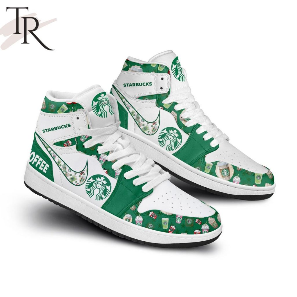 Starbucks Cofffee Air Jordan 1, Hightop - Torunstyle