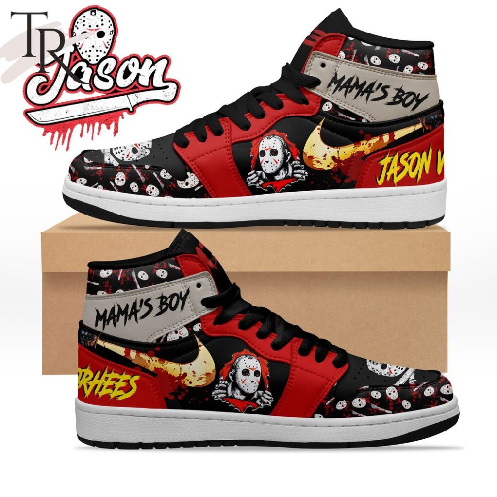 Mama's Boy Jason Voorhees Air Jordan 1, Hightop - Torunstyle