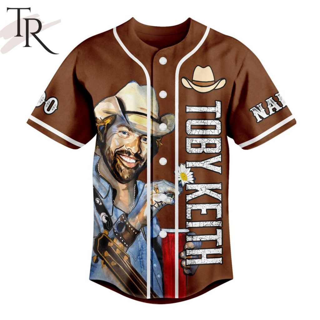 Toby Keith I Should've Been A Cowboy Custom Baseball Jersey - Torunstyle