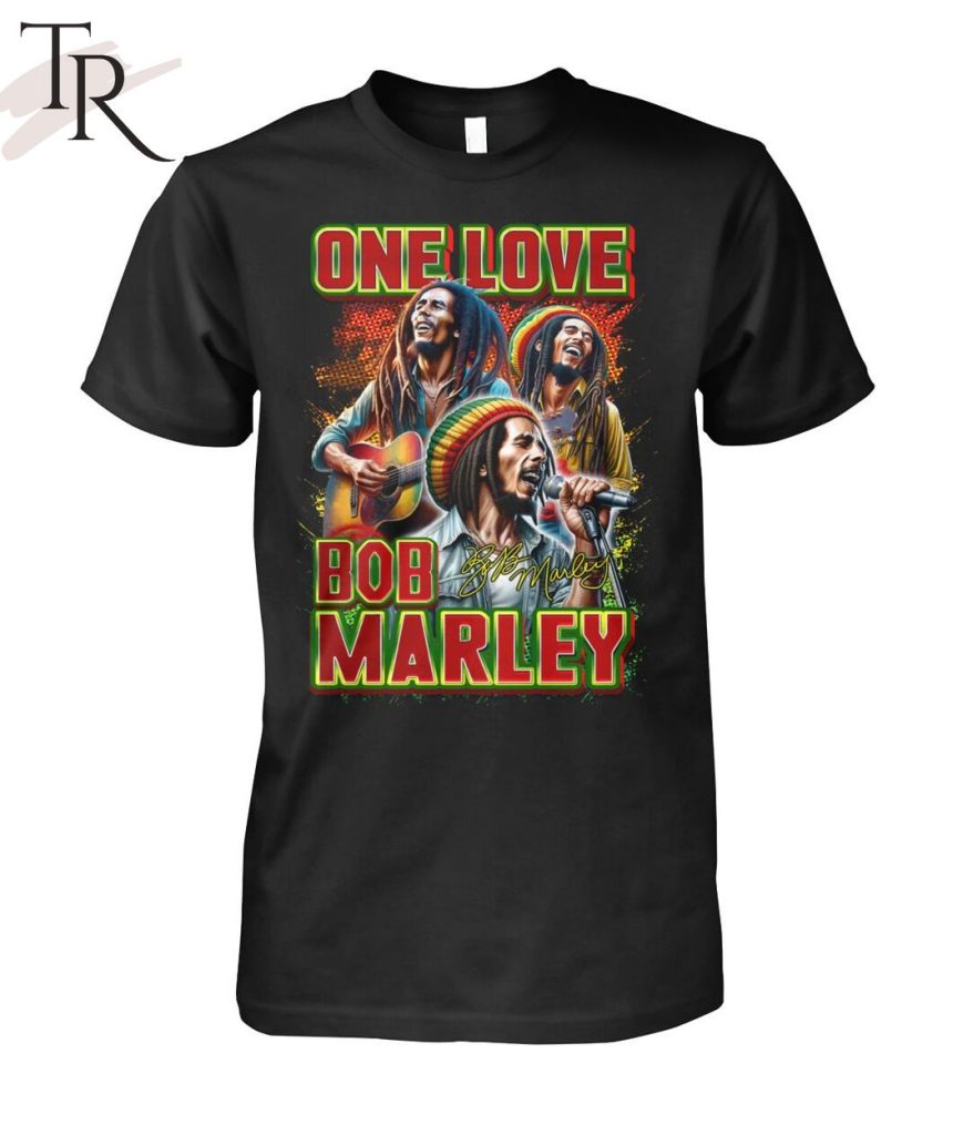 One Love Bob Marley T-Shirt - Torunstyle
