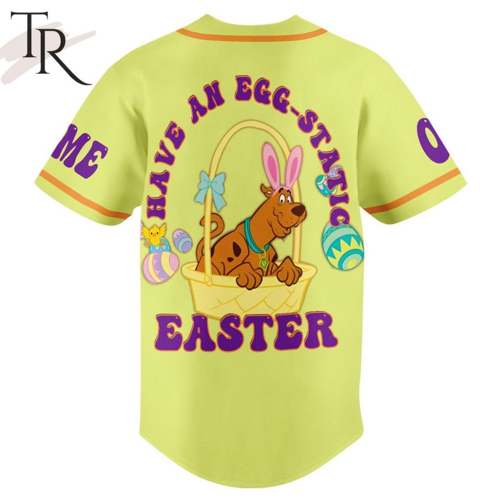 Scooby-Doo Have An Egg-Static Easter Custom Baseball Jersey - Torunstyle