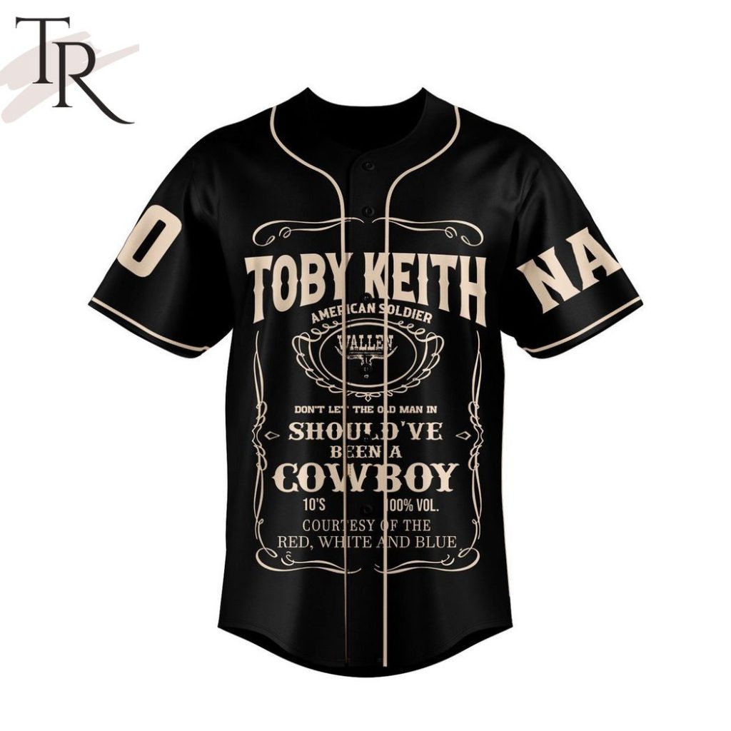 Toby Keith Custom Baseball Jersey - Torunstyle