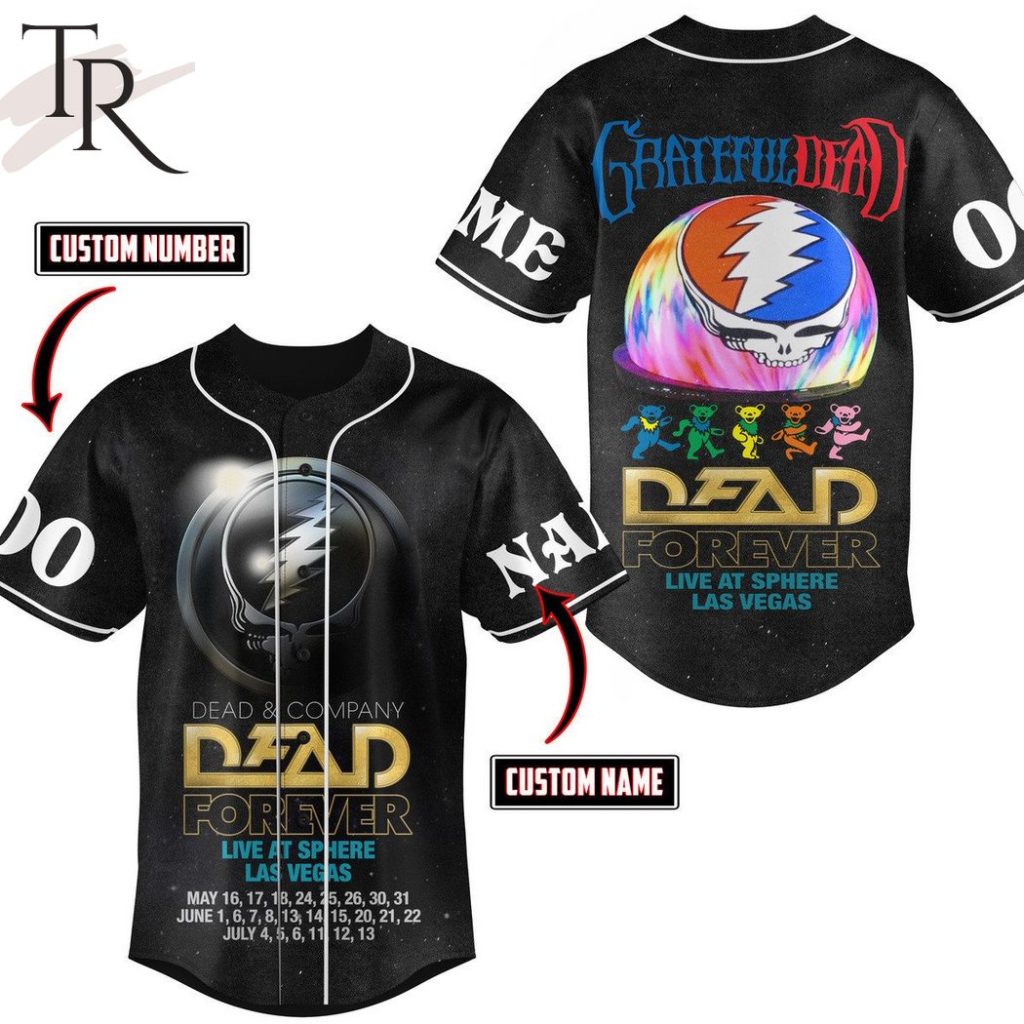 Dead Forever Live At Sphere Las Vegas Grateful Dead Custom Baseball ...