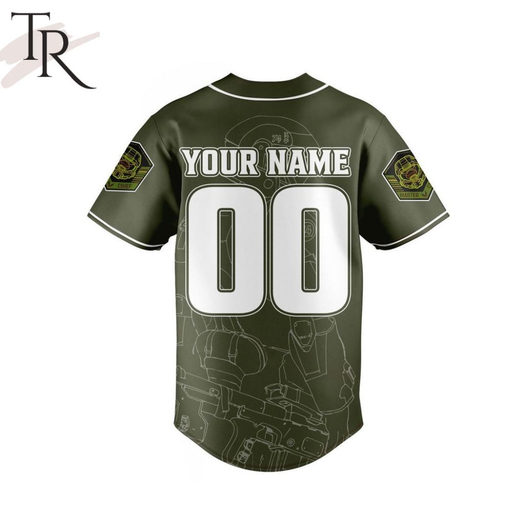 UNSC SPARTAN-II Program Custom Baseball Jersey - Torunstyle