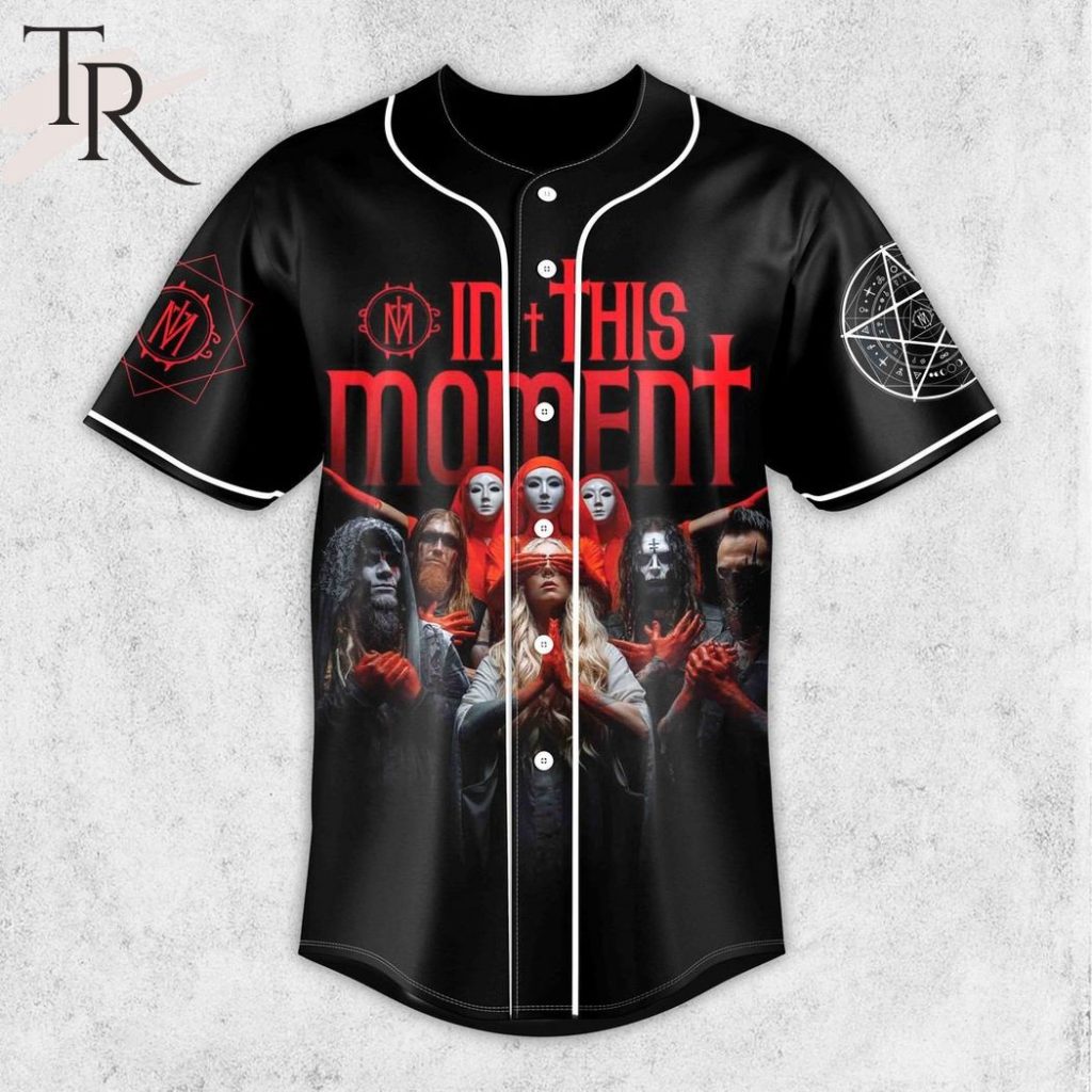 In This Moment Half God Half Devil Custom Baseball Jersey - Torunstyle