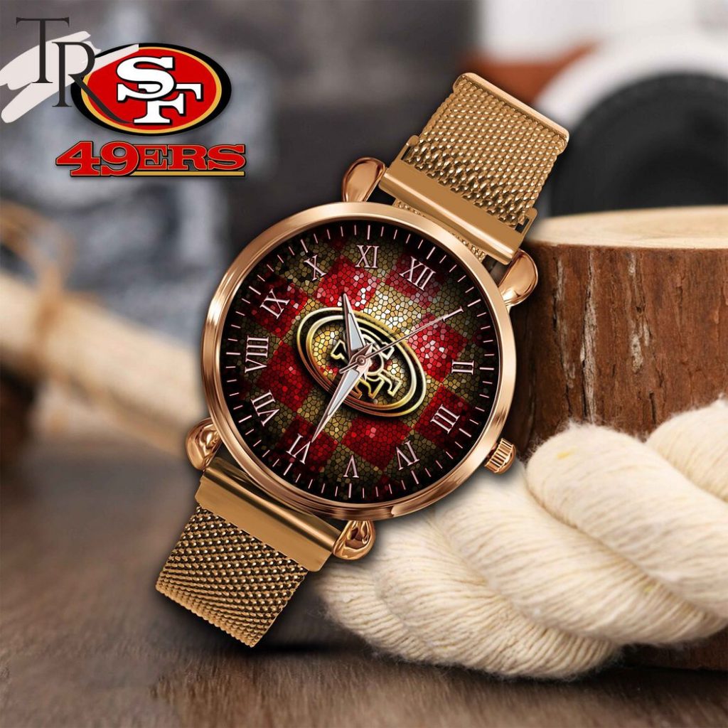 NFL San Francisco 49ers Stainless Steel Watch - Torunstyle