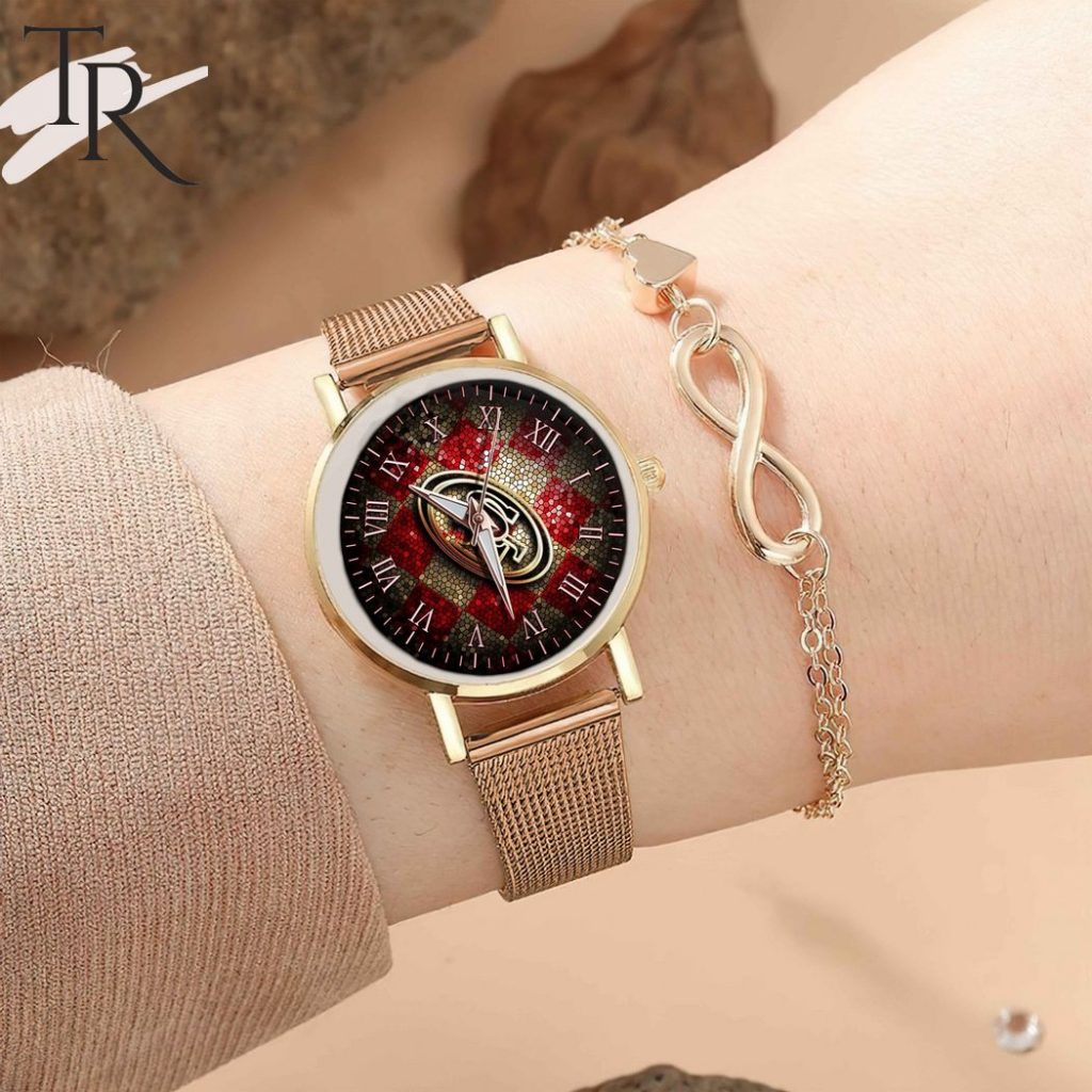 NFL San Francisco 49ers Stainless Steel Watch - Torunstyle