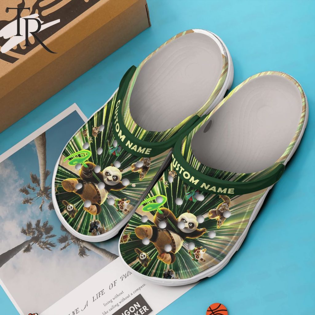 Custom Name Kung Fu Panda Crocs - Torunstyle