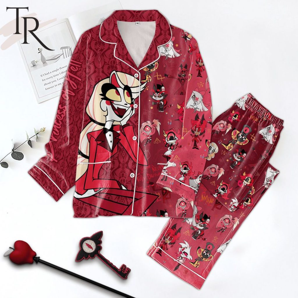 Hazbin Hotel Princess Of Hell Pajamas Set - Torunstyle