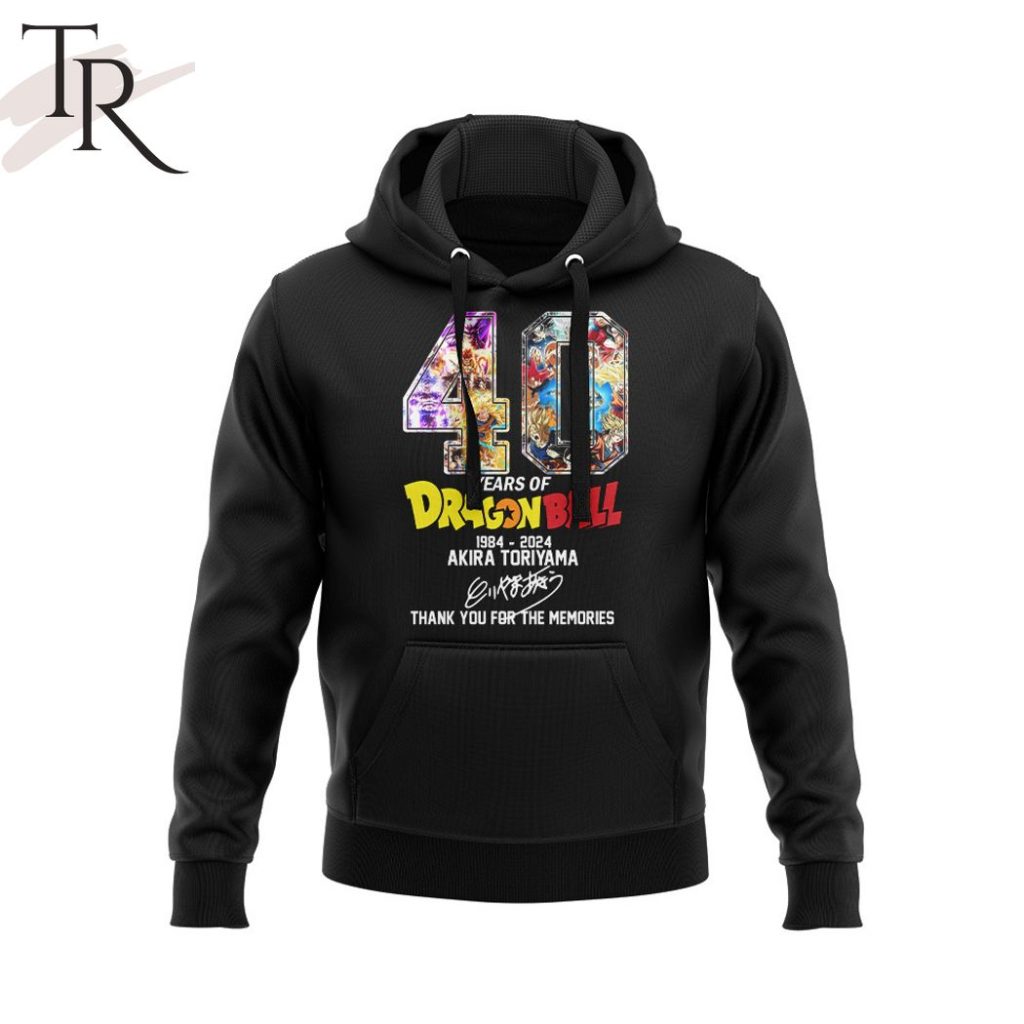 40 Years Of Dragon Ball 1984-2024 Akira Toriyama Signature Thank You ...