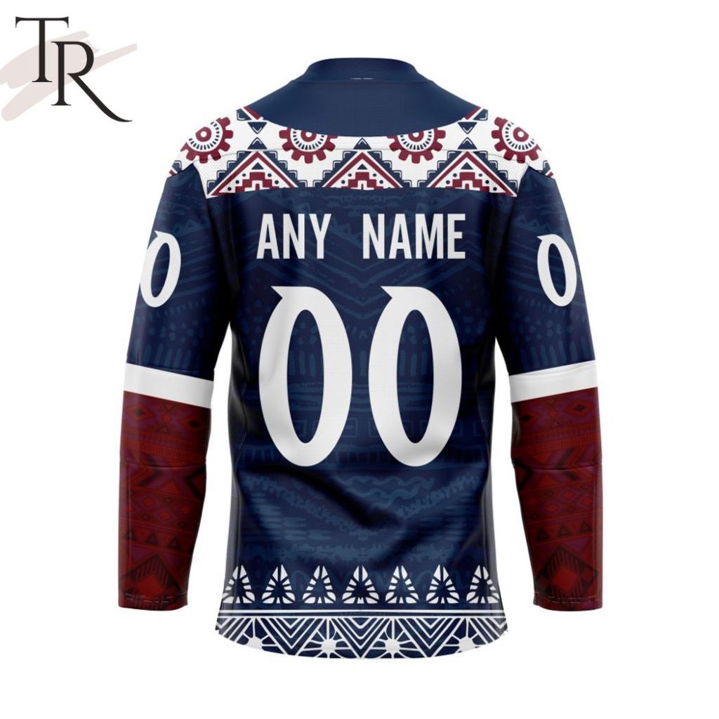 Personalized NHL Colorado Avalanche Native Hockey Jersey Design 2024 ...