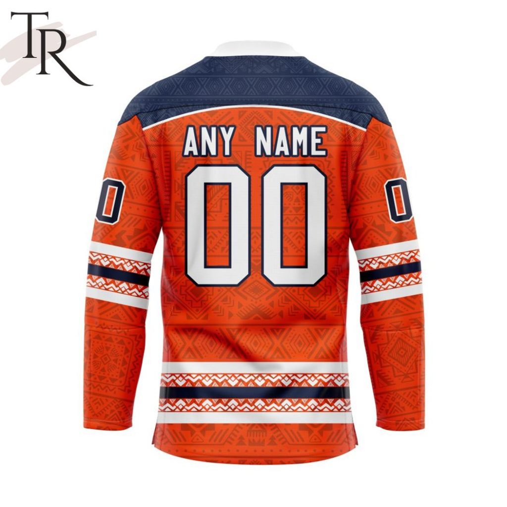 Personalized NHL Edmonton Oilers Native Hockey Jersey Design 2024 ...