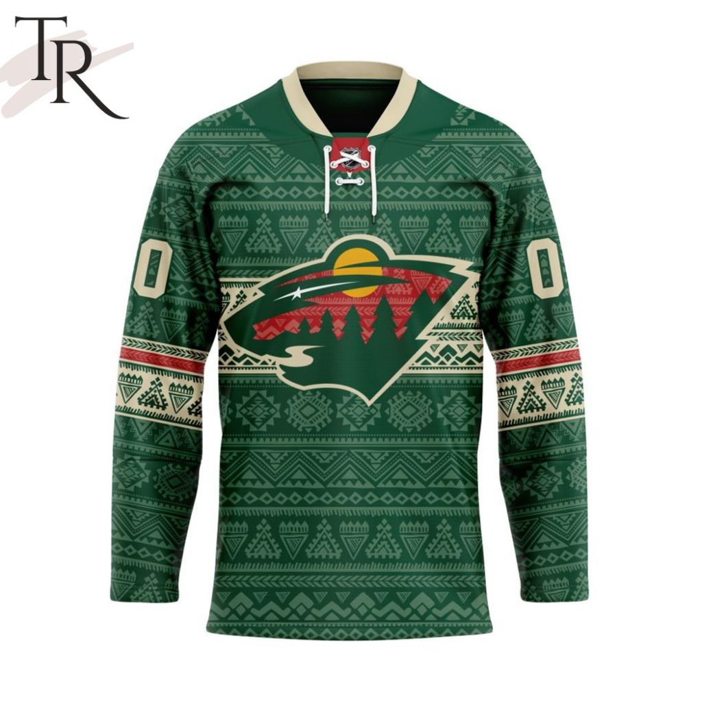 Personalized NHL Minnesota Wild Native Hockey Jersey Design 2024 ...