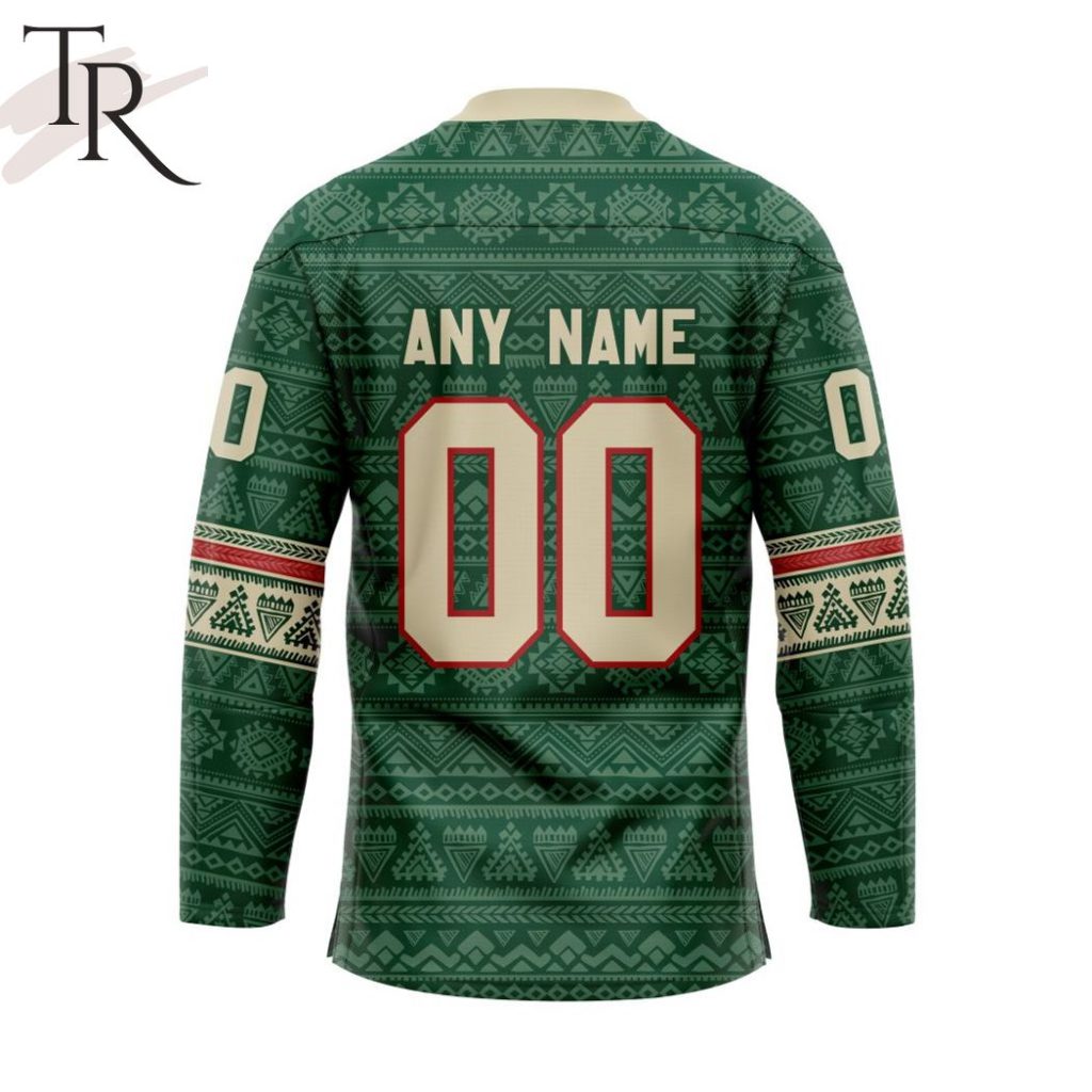 Personalized NHL Minnesota Wild Native Hockey Jersey Design 2024 ...