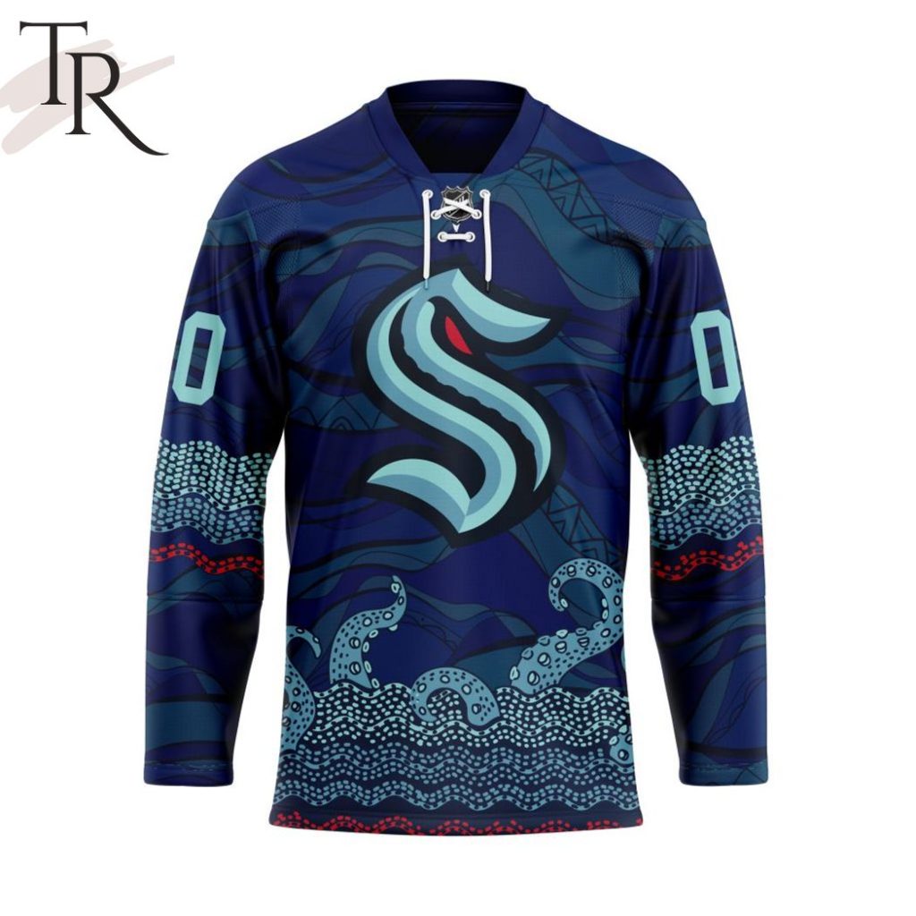 Personalized NHL Seattle Kraken Native Hockey Jersey Design 2024 ...
