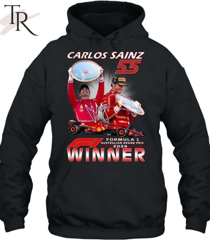 Carlos Sains 55 Formula 1 Australian Grand Prix 2024 Winner T-Shirt ...