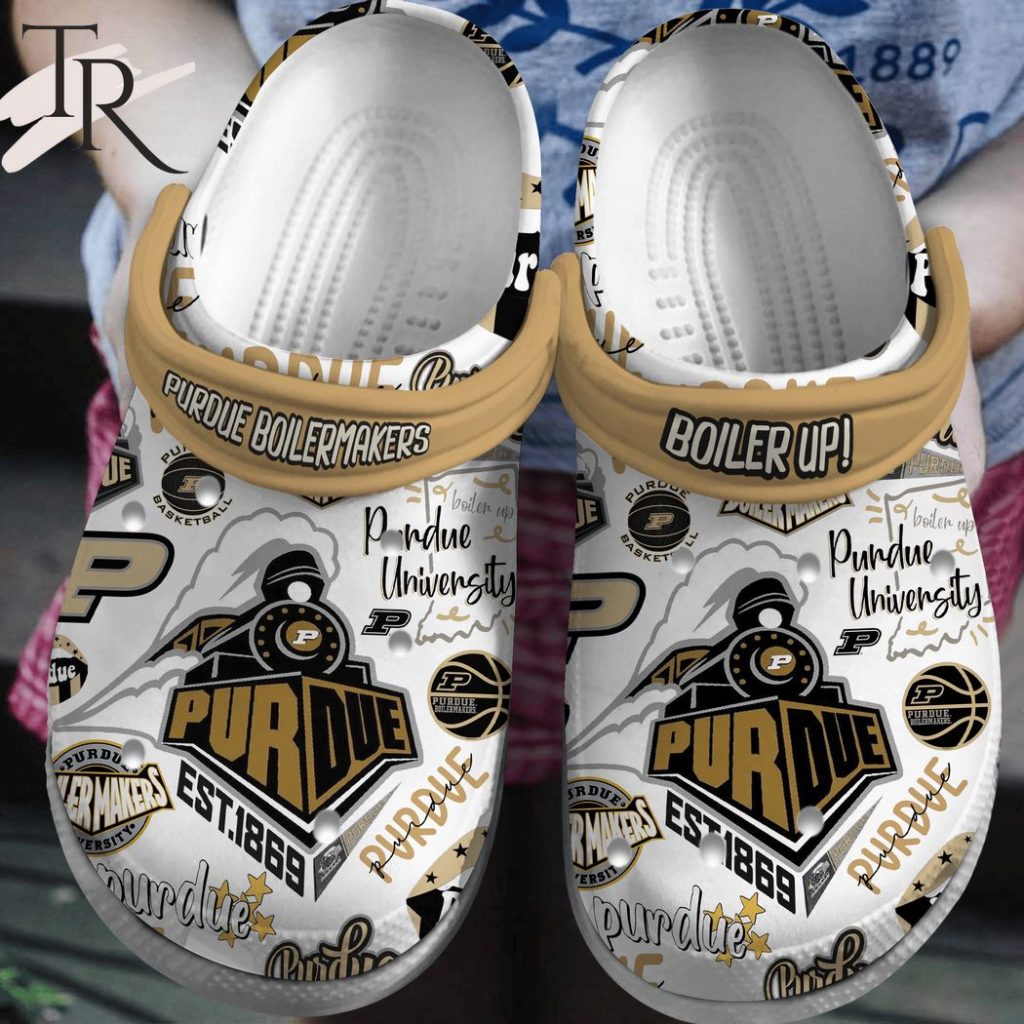 Purdue Boilermakers Boiler Up Crocs - Torunstyle