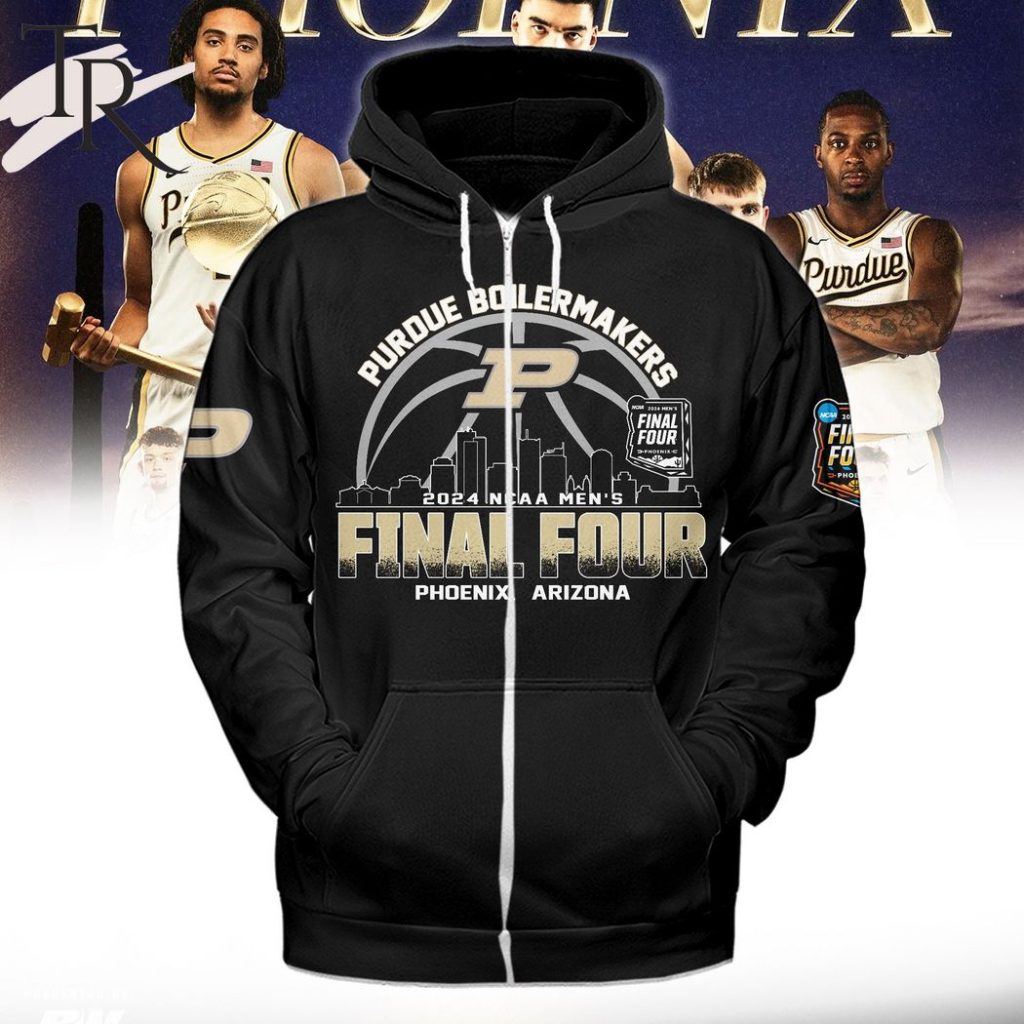 Purdue Boilermakers 2024 NCAA Men's Final Four Phoenix, Arizona Hoodie ...