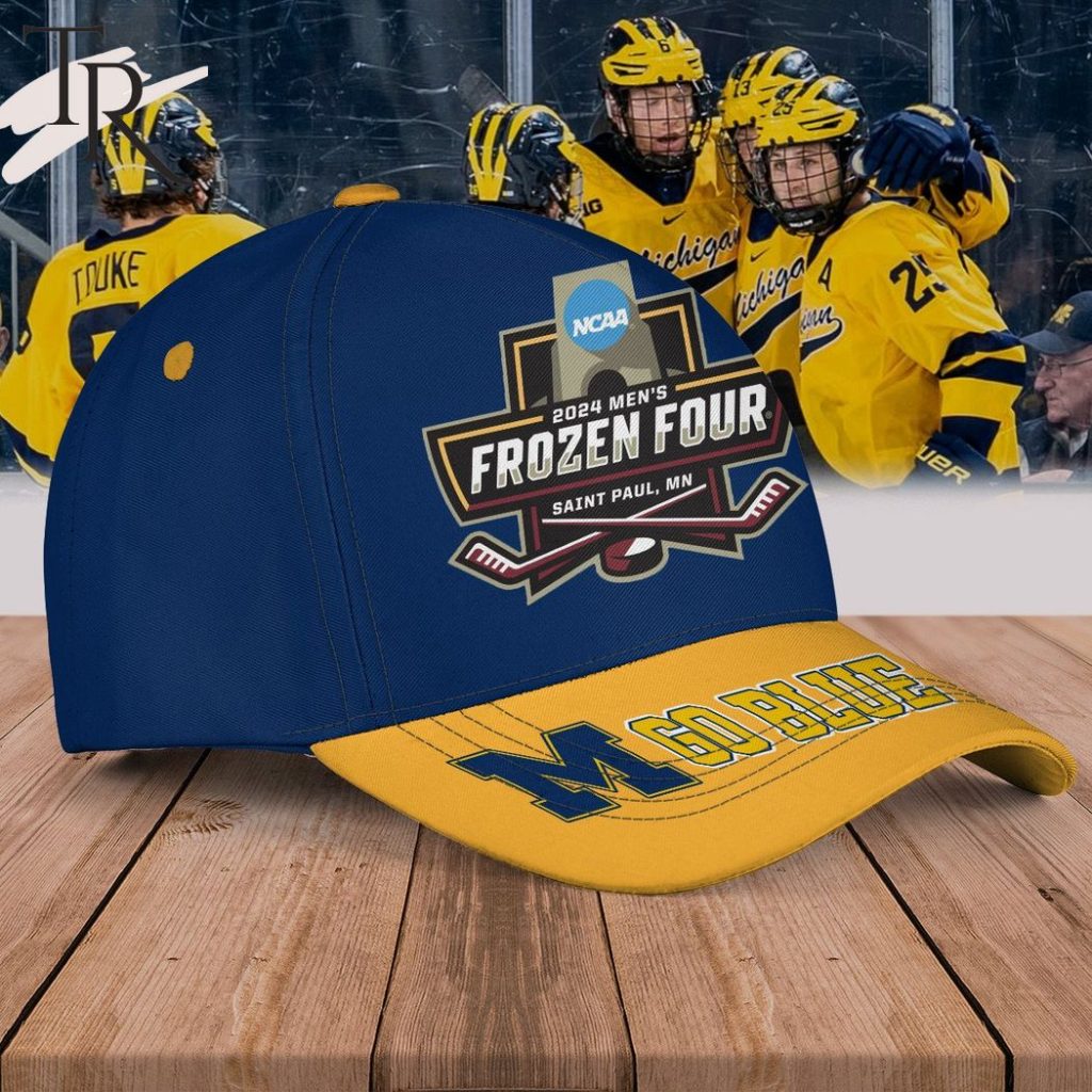 2024 Men's Frozen Four Michigan Wolverines Go Blue Cap - Torunstyle