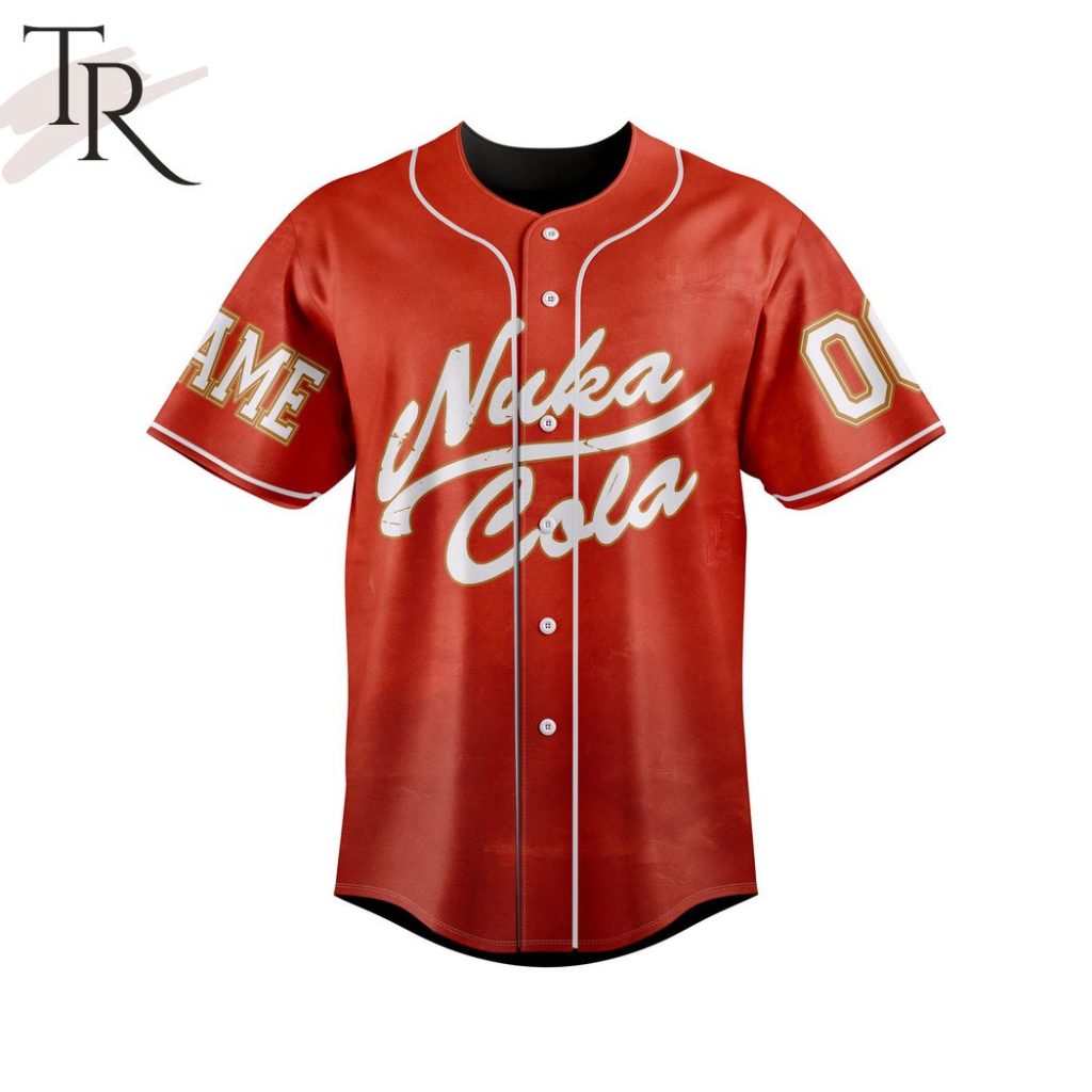Nuka Cola It's A Blast Fallout Custom Baseball Jersey - Torunstyle