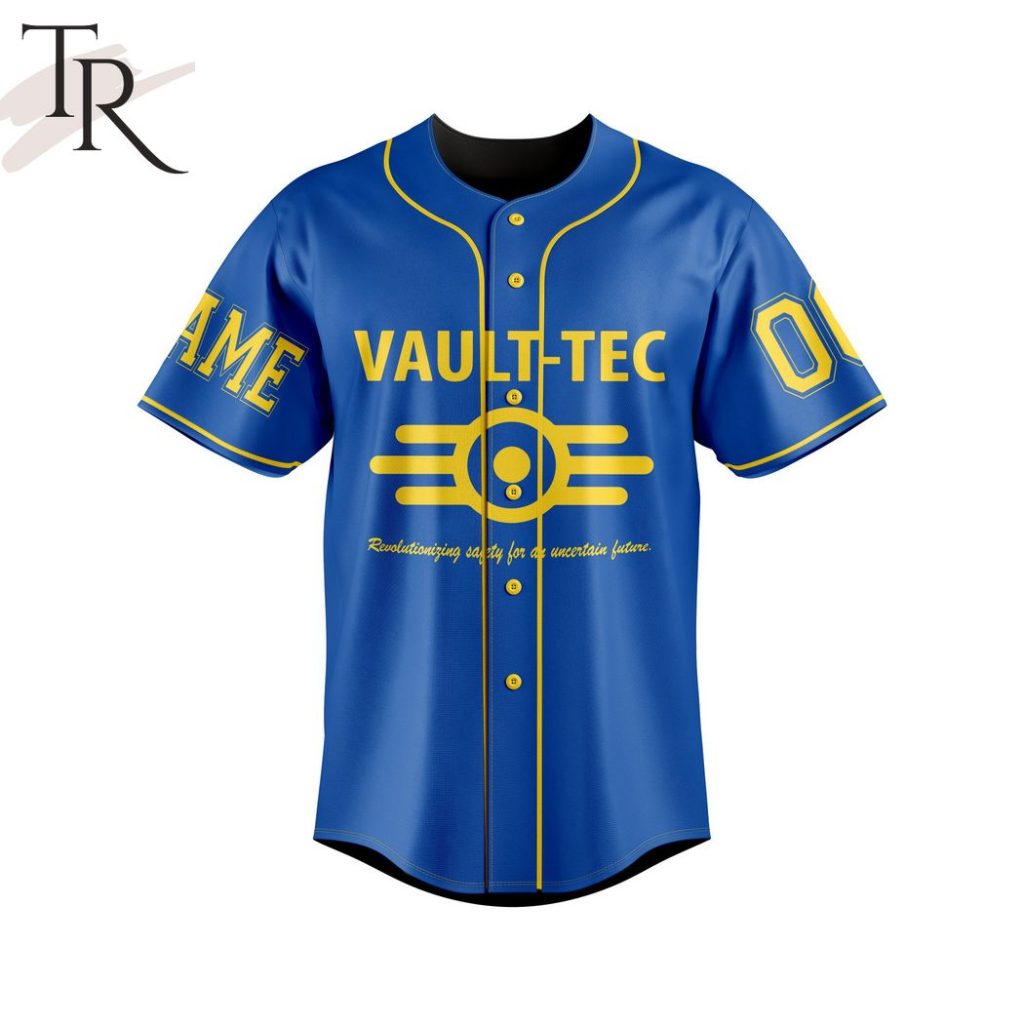 Vault-Tec Fallout Custom Baseball Jersey - Torunstyle