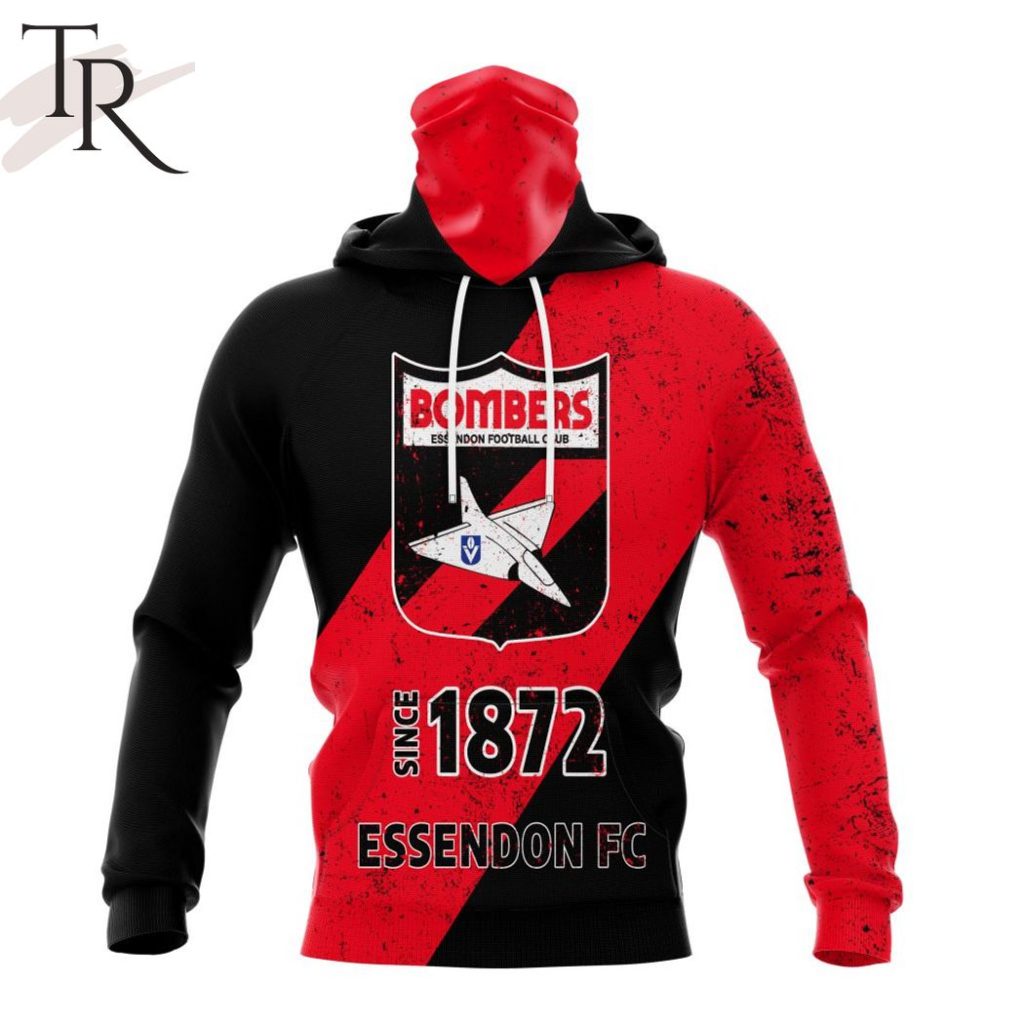 AFL Essendon Football Club Special Retro Heritage Design Hoodie ...