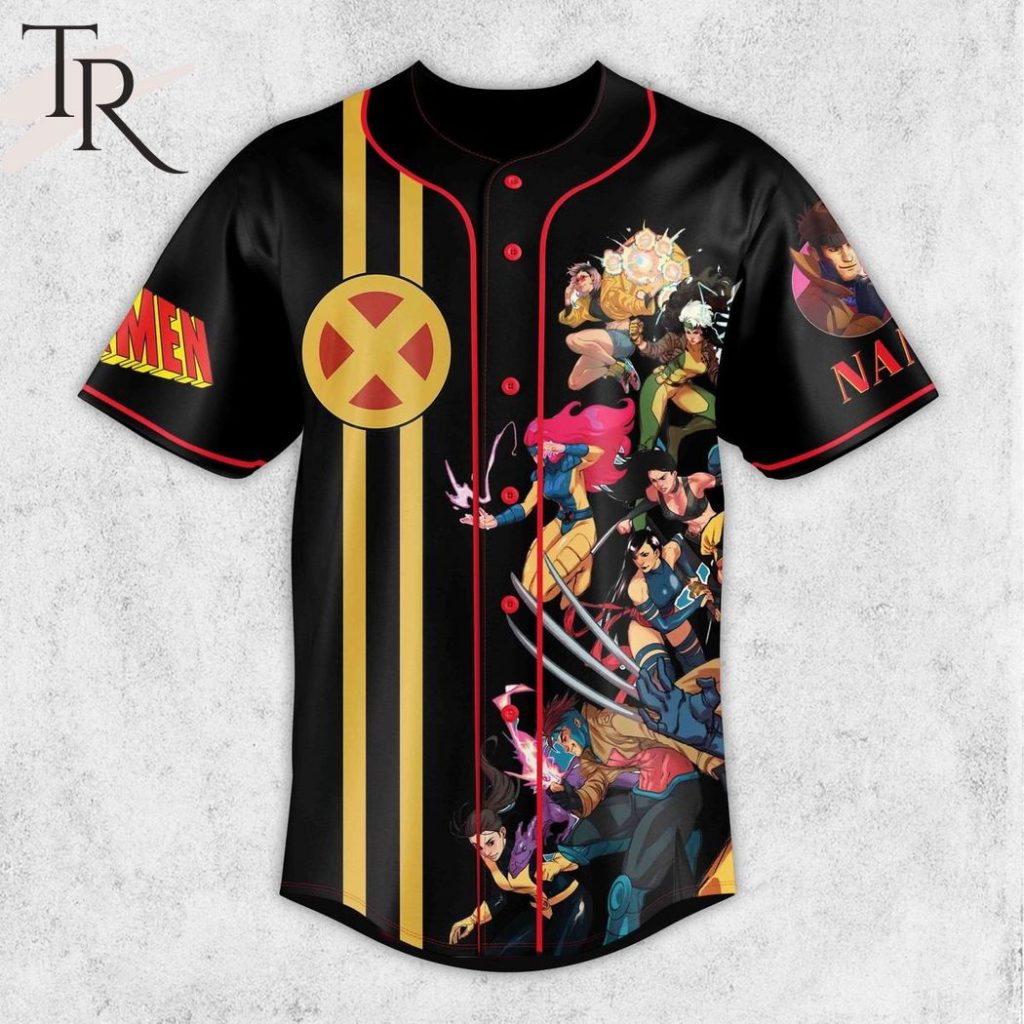 X-Men Gambit Custom Baseball Jersey - Torunstyle