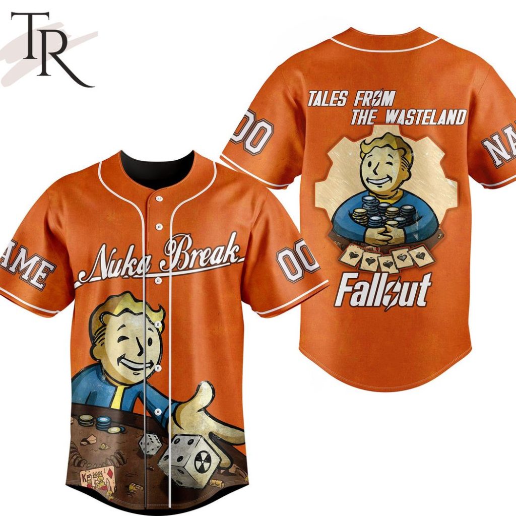 Vault-Tec Fallout Custom Baseball Jersey - Torunstyle