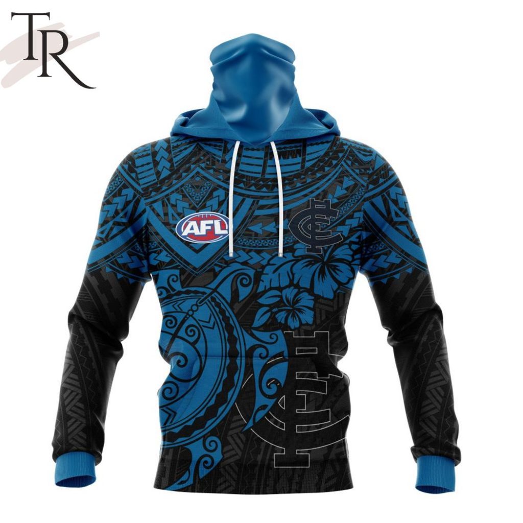 AFL Carlton Football Club Polynesian Concept Kits Hoodie - Torunstyle