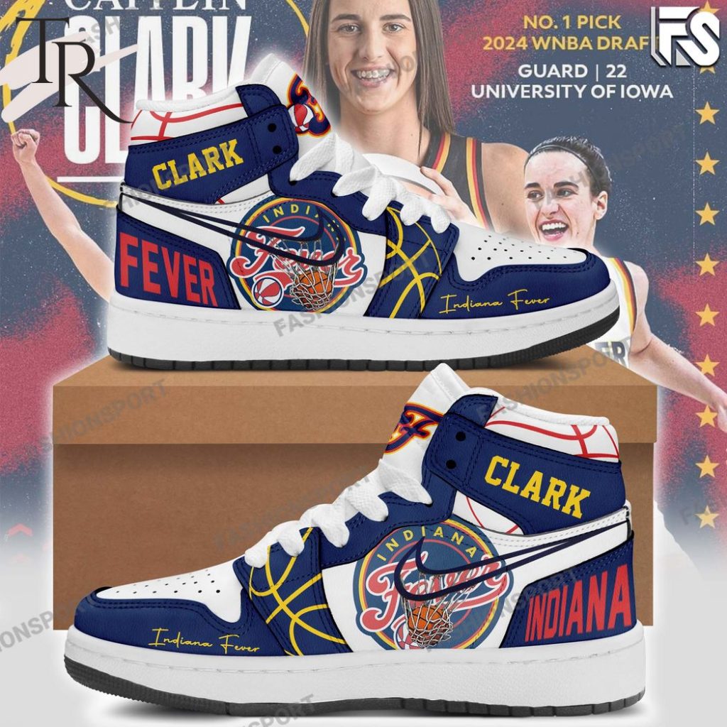Caitlin Clark Indiana Fever Air Jordan 1, High Top - Torunstyle