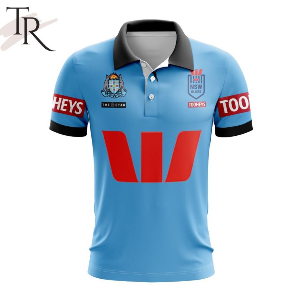NSW Blues State Of Origin Personalized 2024 Captains Run Polo Shirt ...