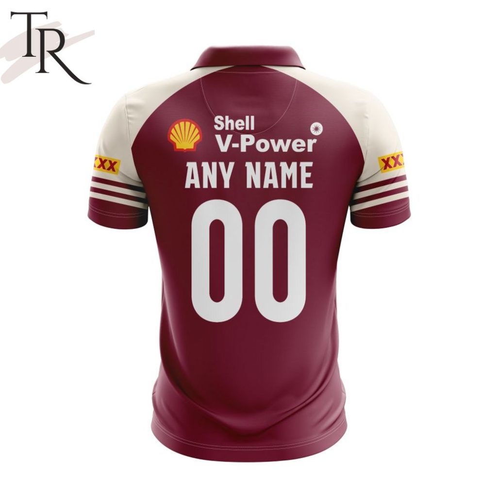 QLD Maroons State Of Origin Personalized 2024 Captains Run Polo ...
