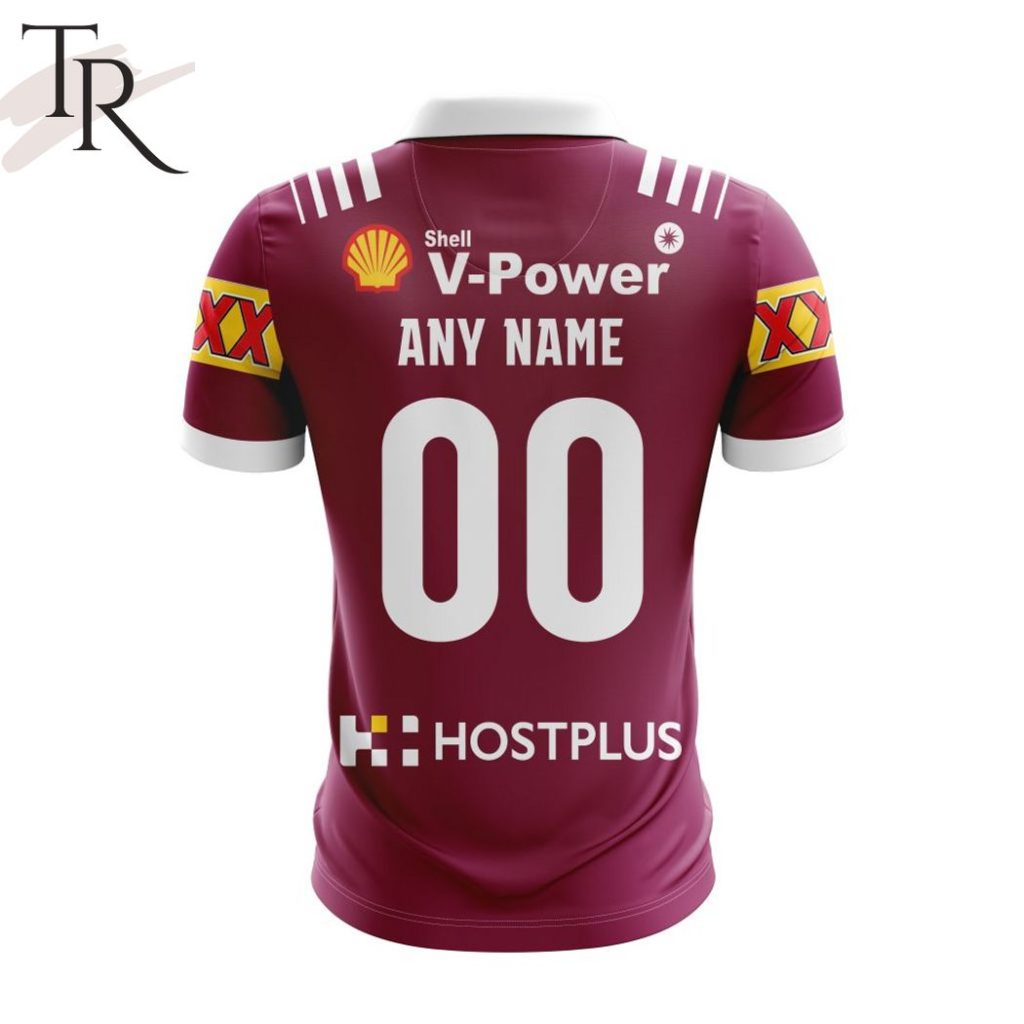 QLD Maroons State Of Origin Personalized 2024 Polo - Torunstyle