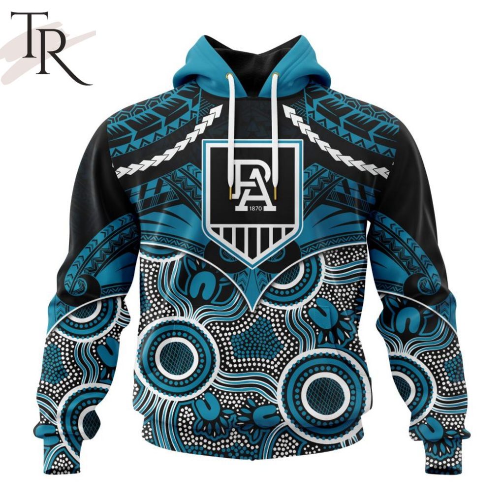 AFL Port Adelaide Football Club Special Indigenous Design Air Force 1 ...