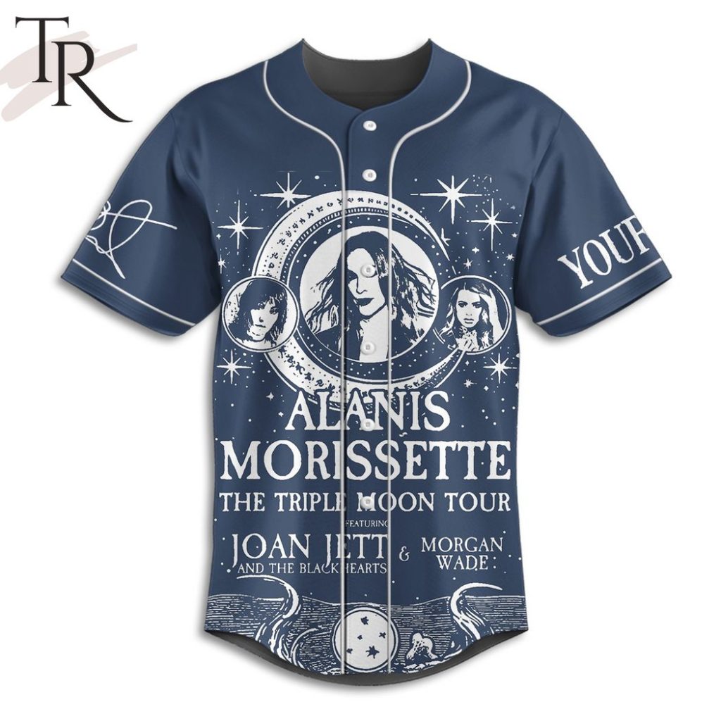 Alanis Morissette The Triple Moon Tour 2024 Custom Baseball Jersey ...