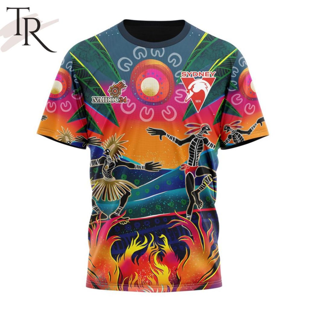 AFL Sydney Swans Special NAIDOC Week 2024 Keep The Fire Burning Design ...