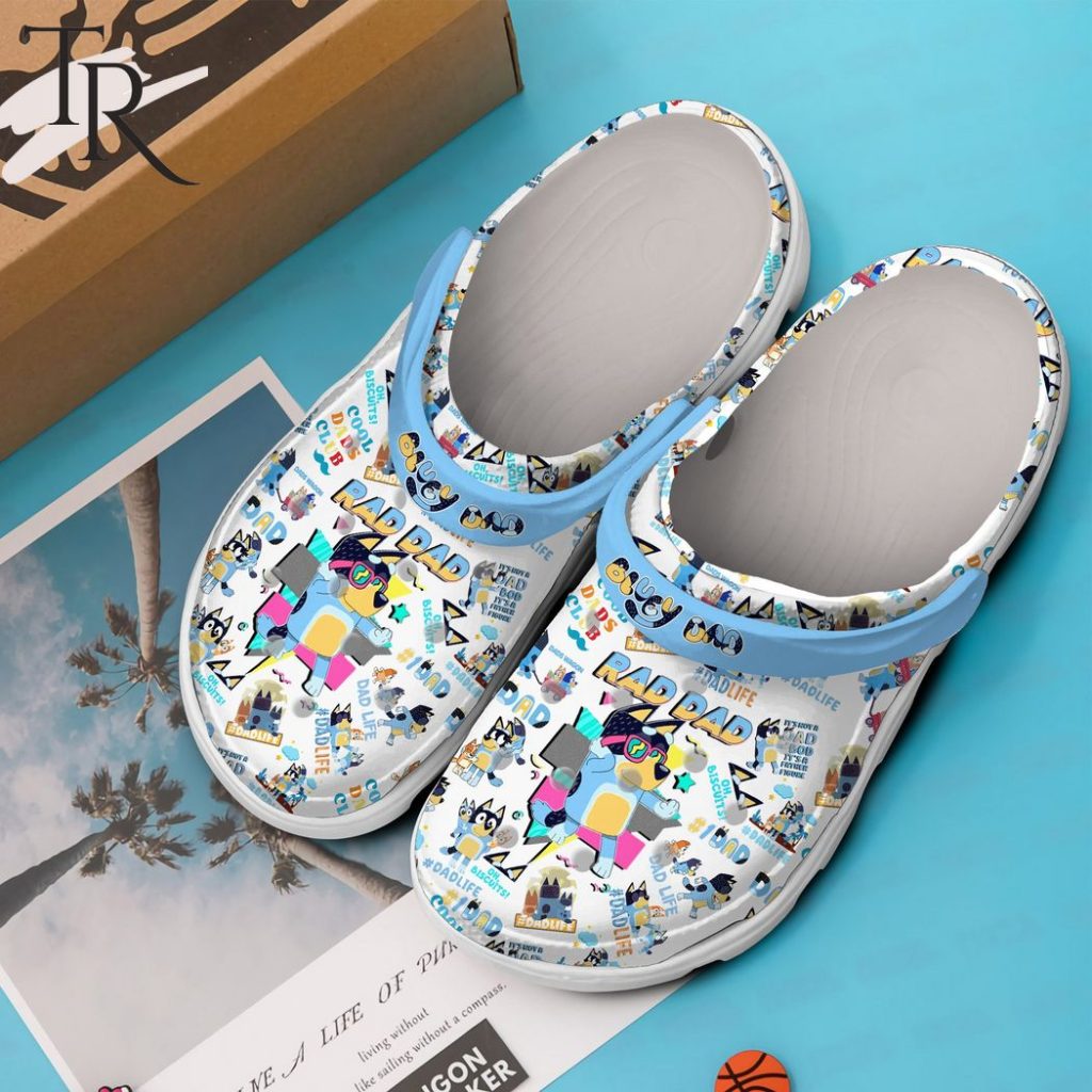 Bluey Rad Dad Crocs - Torunstyle