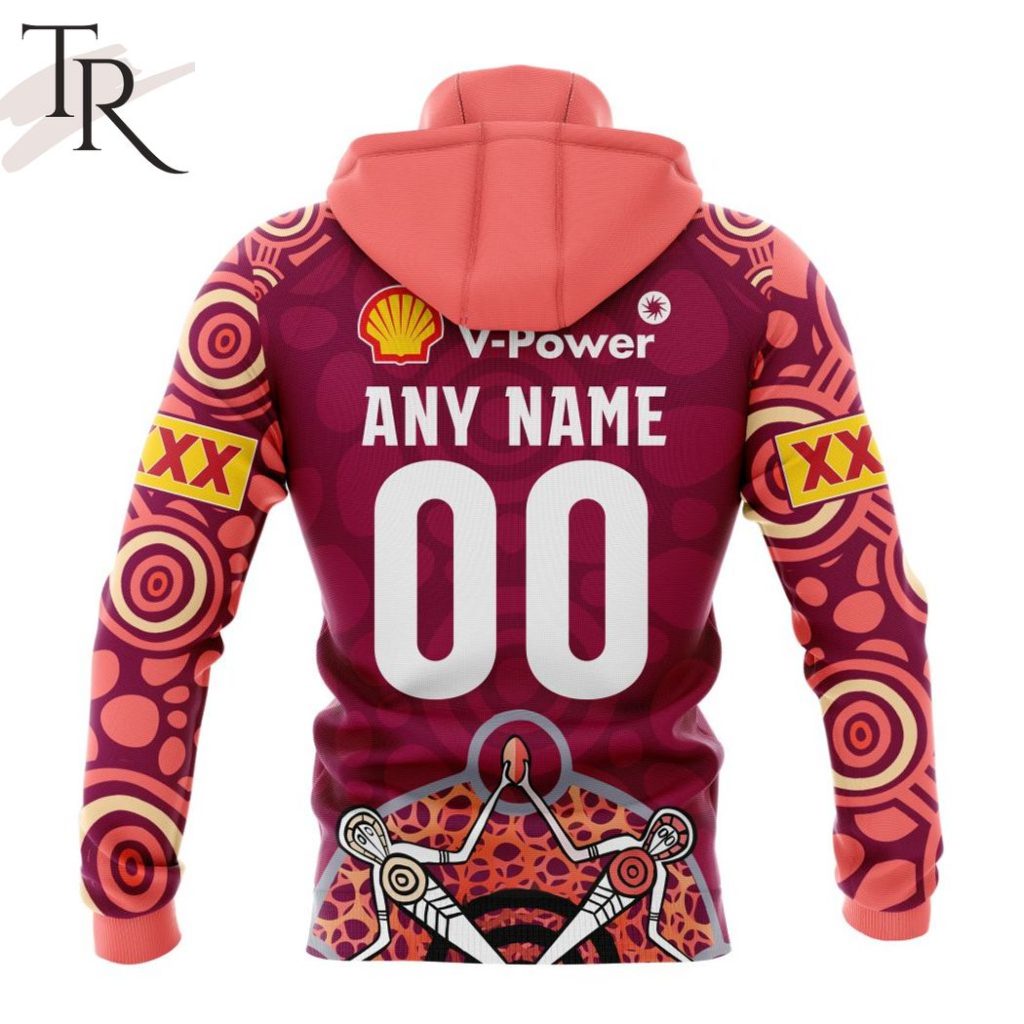 QLD Maroons State Of Origin Personalized 2024 Indigenous Hoodie ...