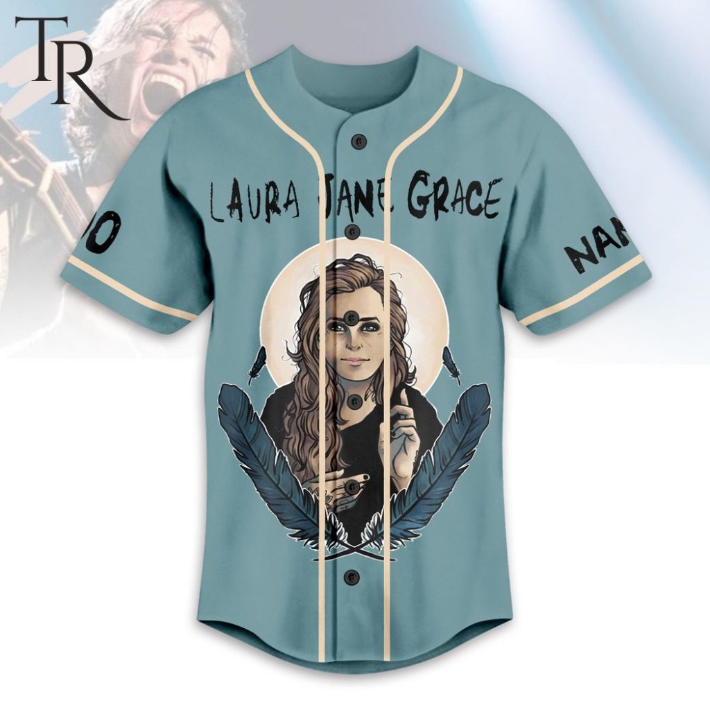 Laura Jane Grace 2024 The Black Guy Fawkes Tour Tour Custom Baseball ...