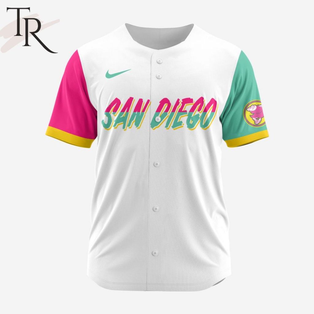 MLB San Diego Padres Personalized 2024 City Connect Baseball Jersey ...
