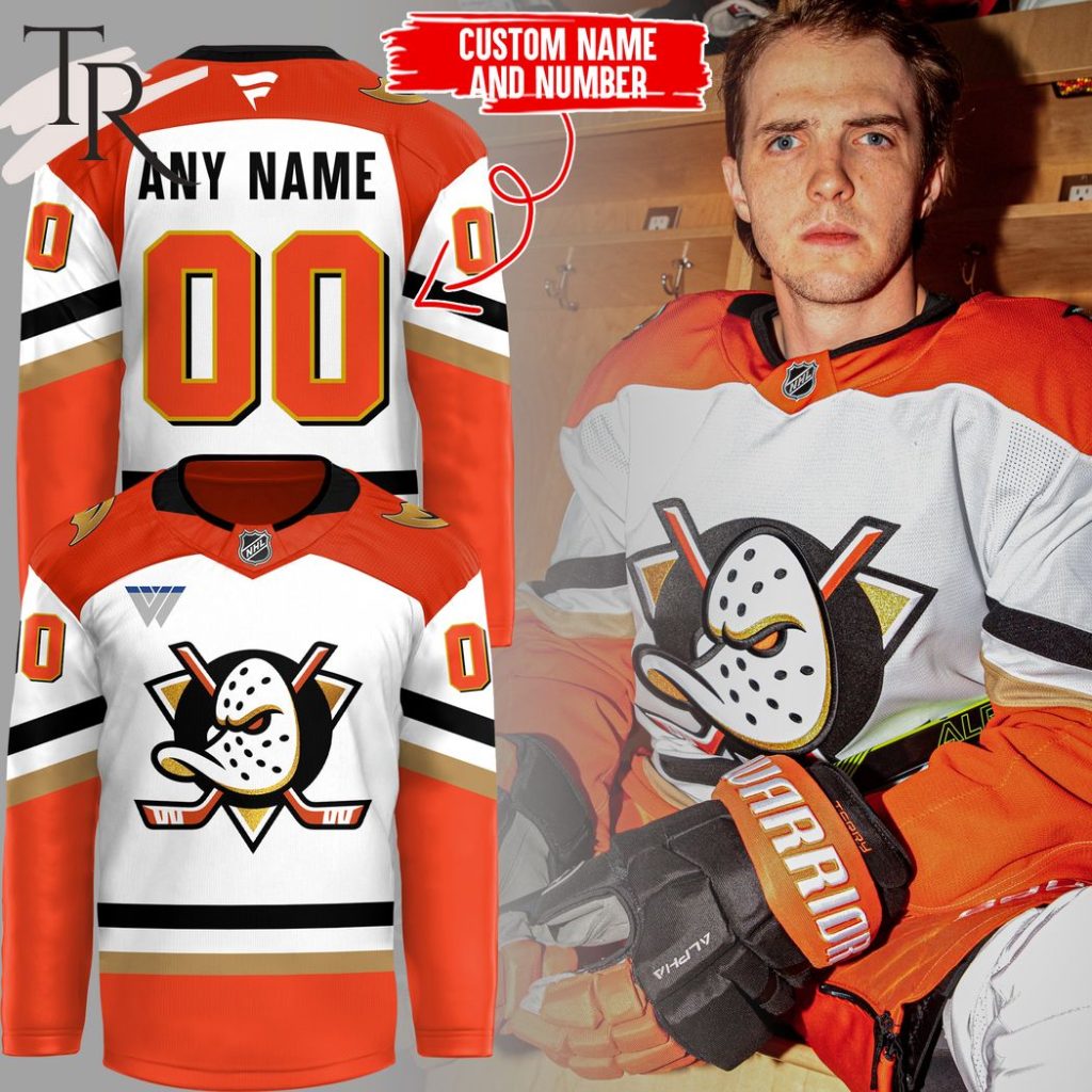Anaheim Ducks Orange Country New Logo 2024 Hockey Jersey - Orange ...