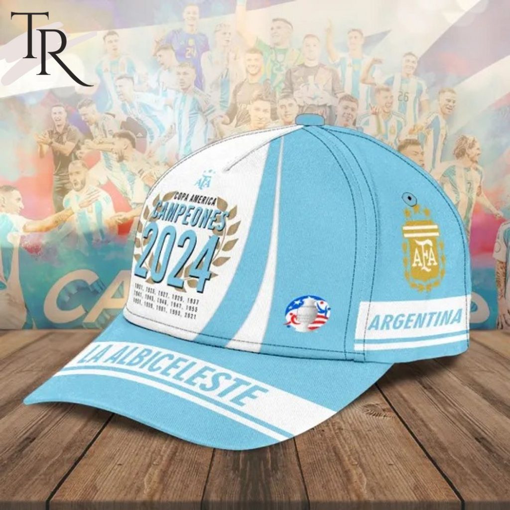 Copa America Campeones 2024 La Albiceleste Cap - Torunstyle