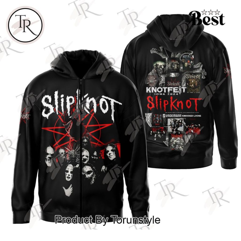 Slipknot Knotfest Iowa 2024 Hoodie - Torunstyle