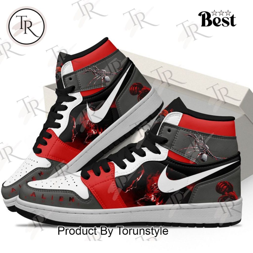 Alien Romulus Air Jordan 1, Hightop - Torunstyle