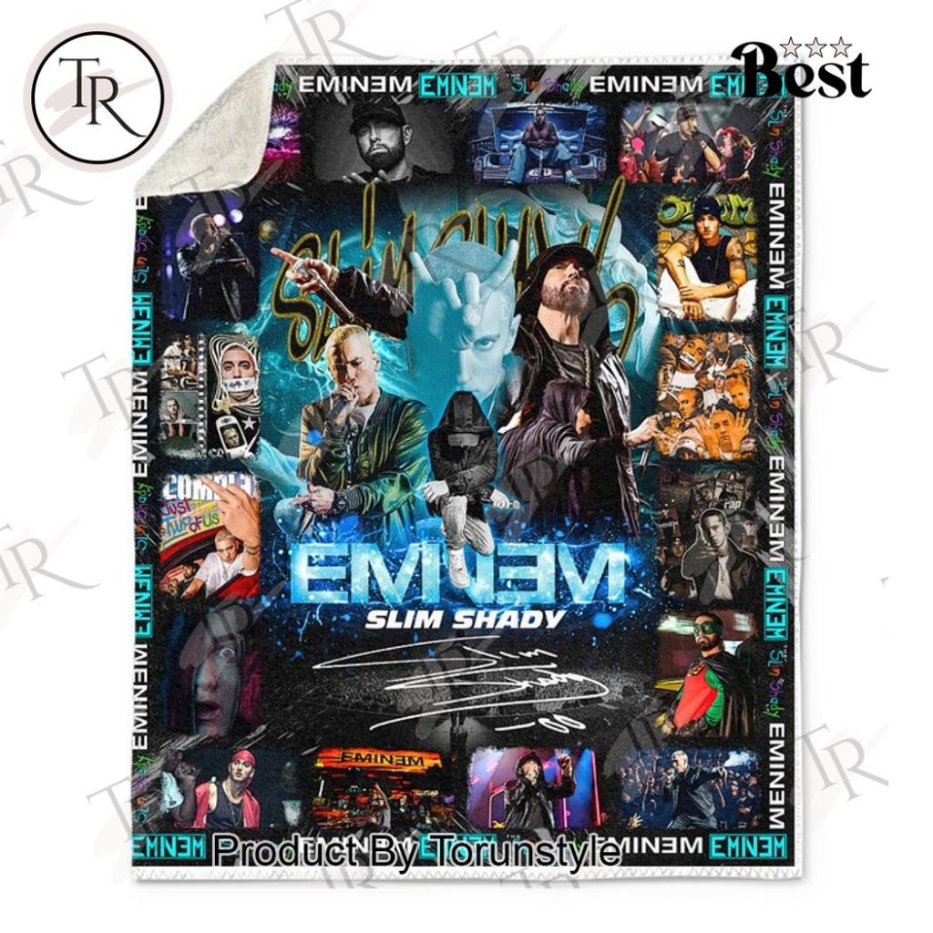 Eminem Slim Shady Fleece Blanket - Torunstyle