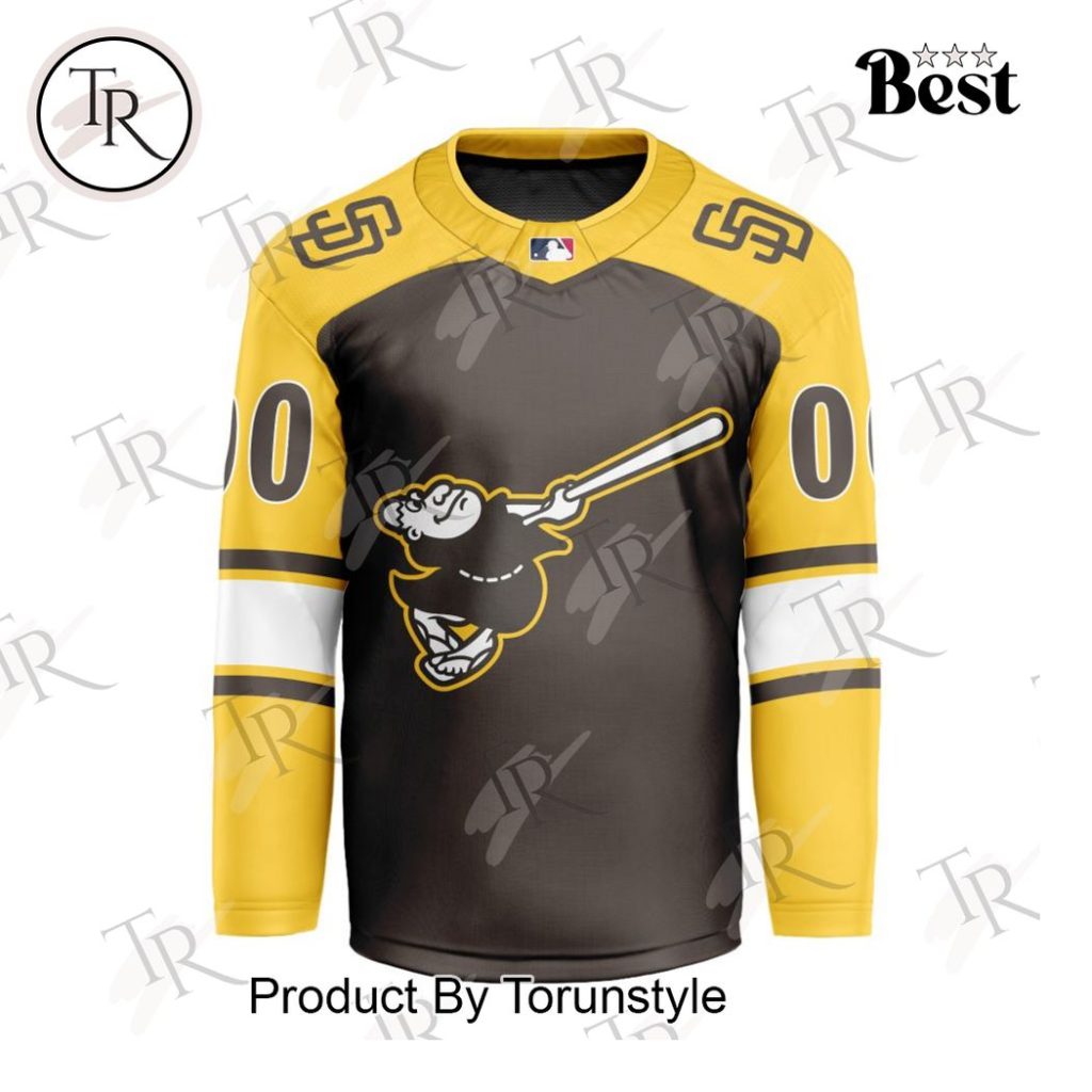 MLB San Diego Padres Special Hockey Jersey Design Concept - Torunstyle