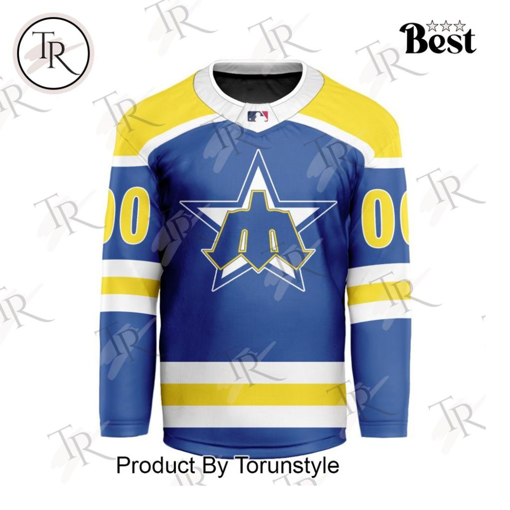 MLB Seattle Mariners Special Hockey Jersey Design Concept - Torunstyle