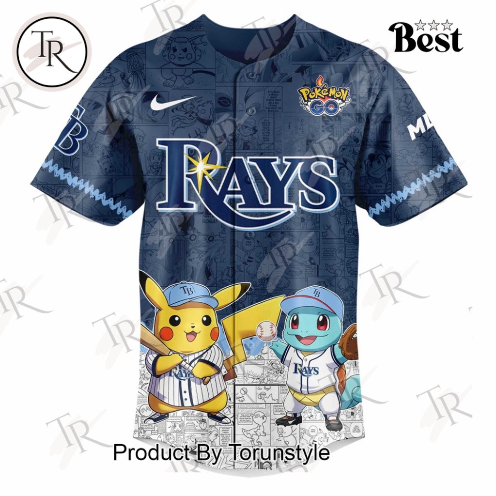 2025 Tampa Bay Rays Pokemon Go Special Edition Baseball Jersey - Torunstyle